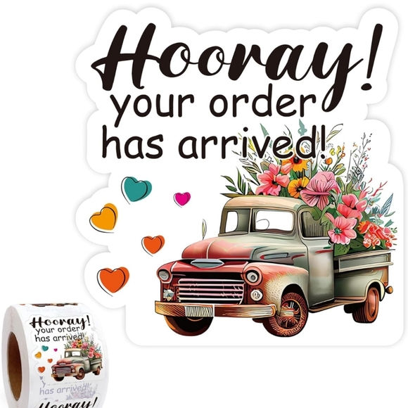 Office | Hooray Your Order Has Arrived Stickers | Poshmark